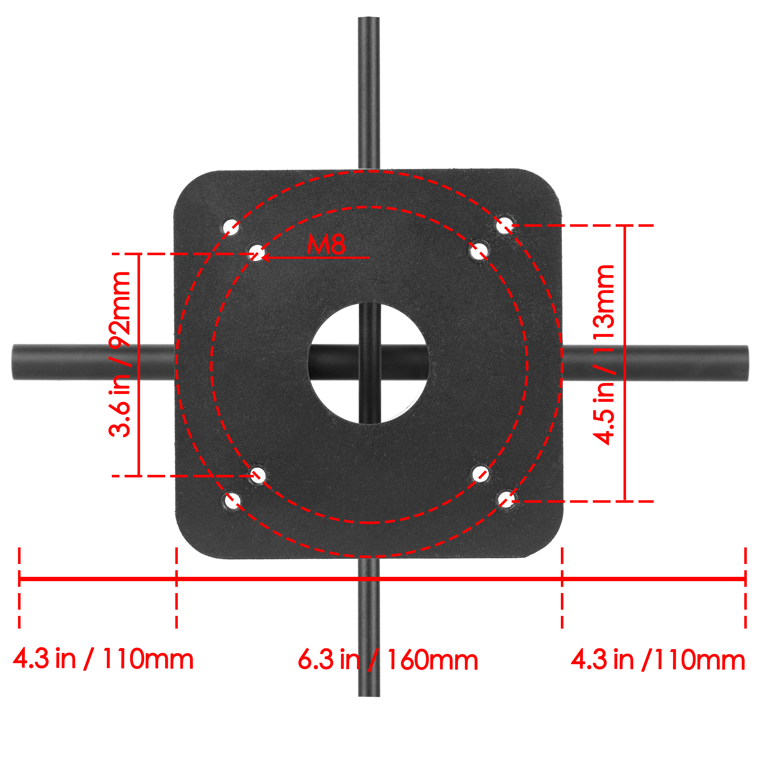 Patio Umbrella Base In Ground Offset In | Meruzy.com